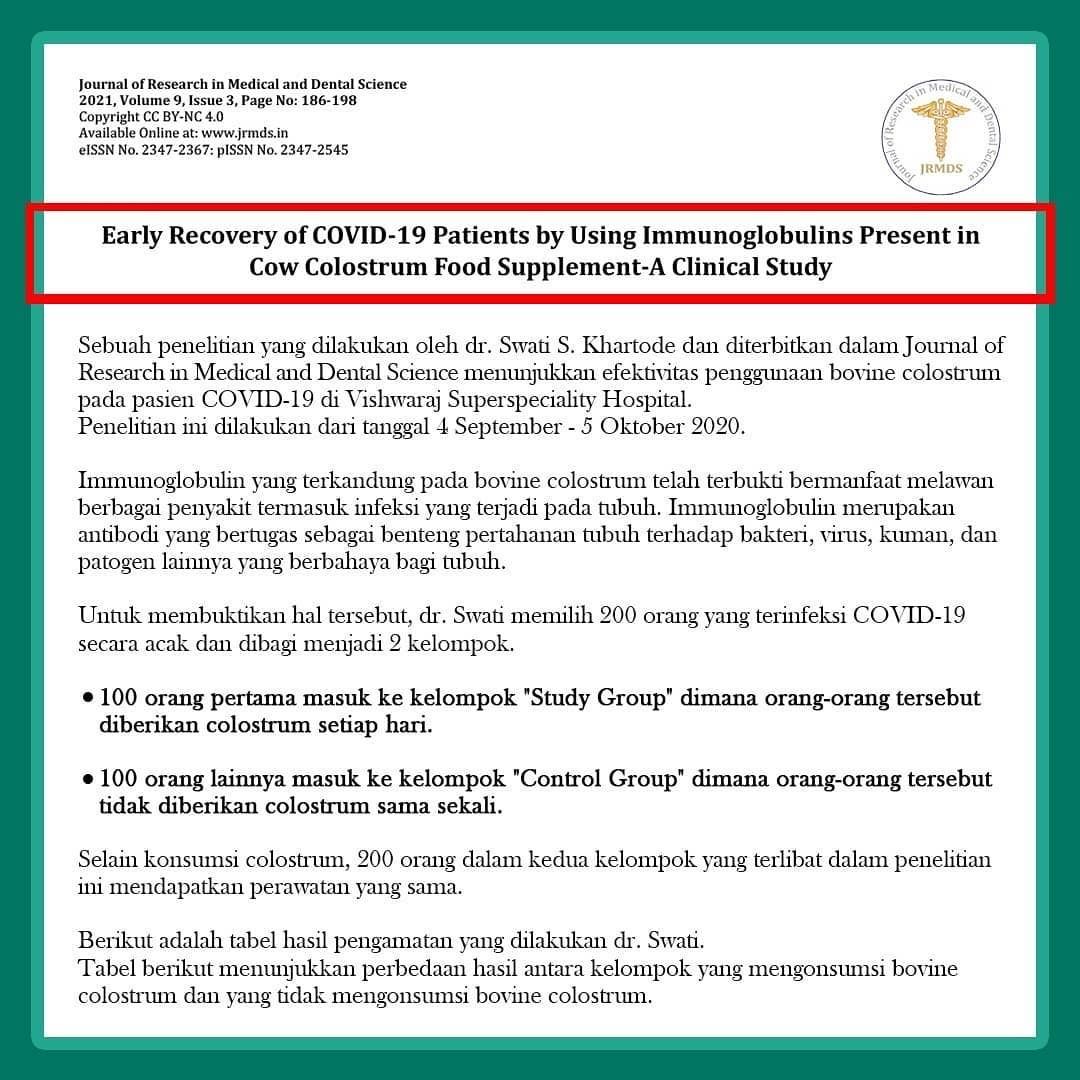 Galeri Fourmi Peptide Colostrum - QODE